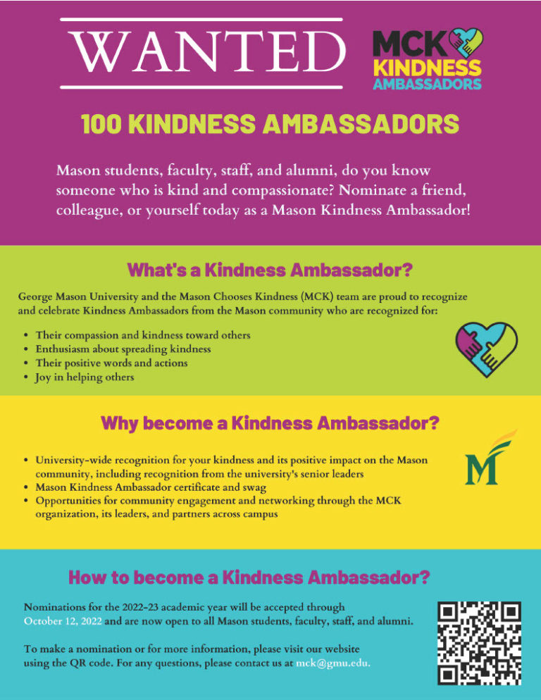 Kindness Ambassadors Program - Center for the Advancement of Well-Being